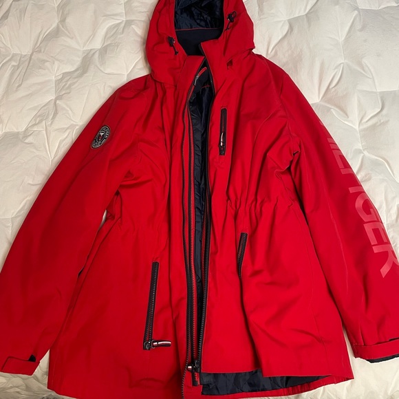 Tommy Hilfiger | Jackets & Coats | Tommy Hilfiger 3 In Red Winter ...